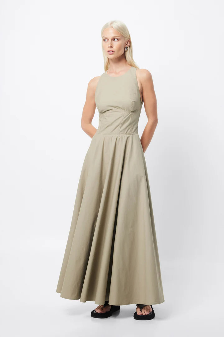 MOSSMAN - Homage Maxi Dress EUCALYPTUS – Cint Boutique