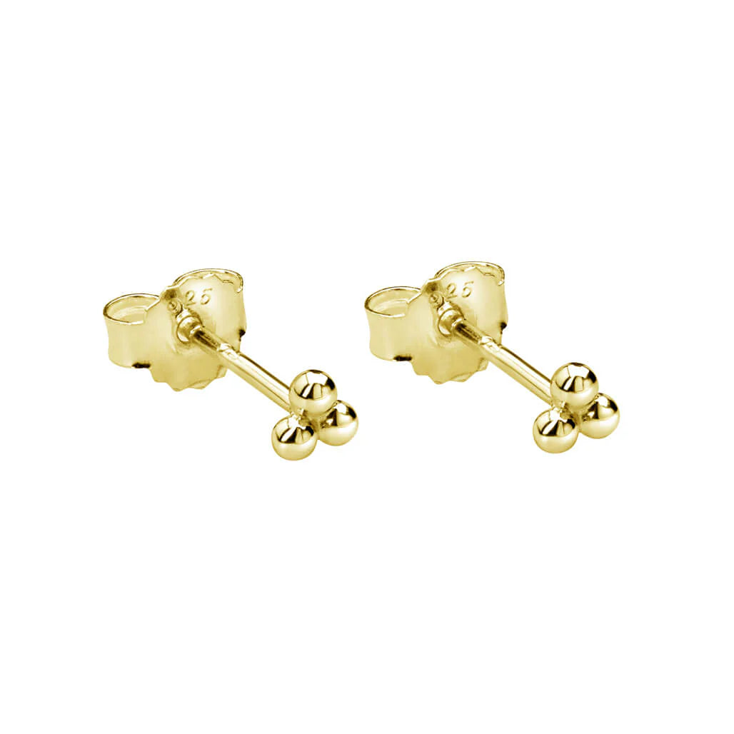 MURKANI - Trinity Ball Studs GOLD – Cint Boutique