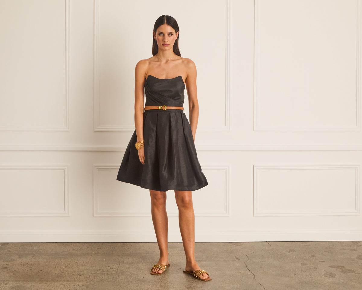 AQUA BLU - Simone Mini Dress BLACK – Cint Boutique