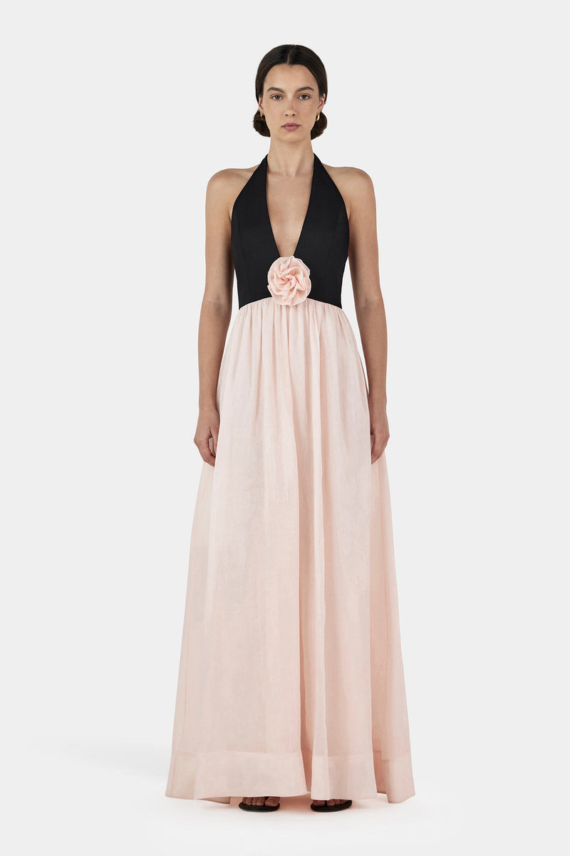 HANSEN & GRETEL - Calla Maxi Dress BLACK/PINK – Cint Boutique