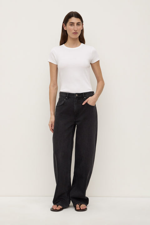 ASSEMBLY LABEL - Low Curve Mid Rise Jean FADED BLACK – Cint Boutique